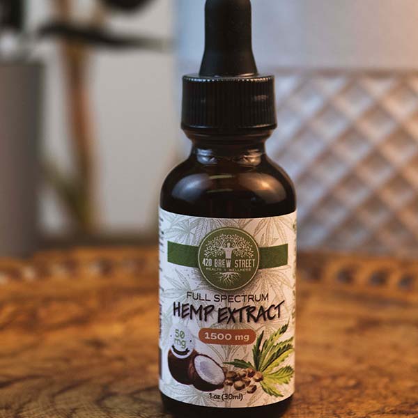 1500mg Full Spectrum Hemp Extract – Natural – 420 Brew Street