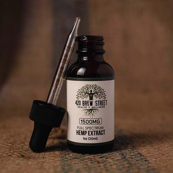 1500mg Full Spectrum Hemp Extract – Natural – 420 Brew Street
