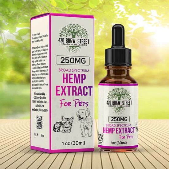 250mg Broad Spectrum Hemp Extract – Natural – 420 Brew Street